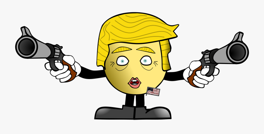 Donald Trump"s Bizarre Speech And Flip-flop - Gun Violence Png , Free ...