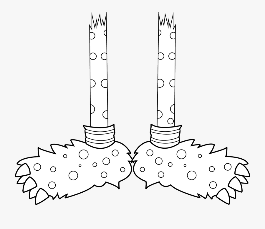 Monster Hands And Feet Template , Free Transparent Clipart - ClipartKey