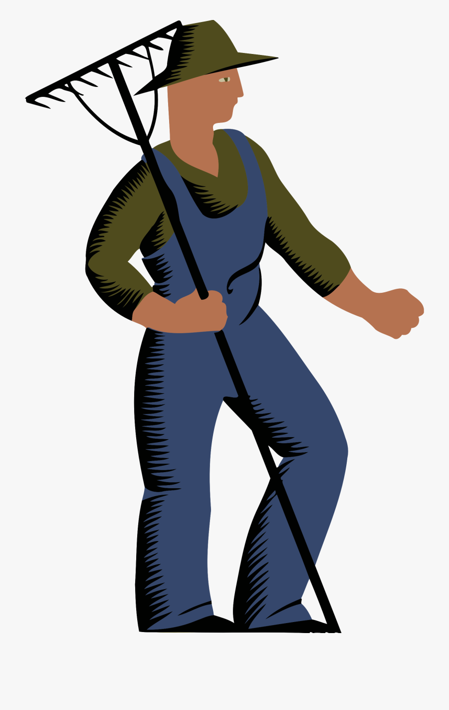 Farmer Clipart Labour - Farm Labourer Clip Art , Free Transparent ...