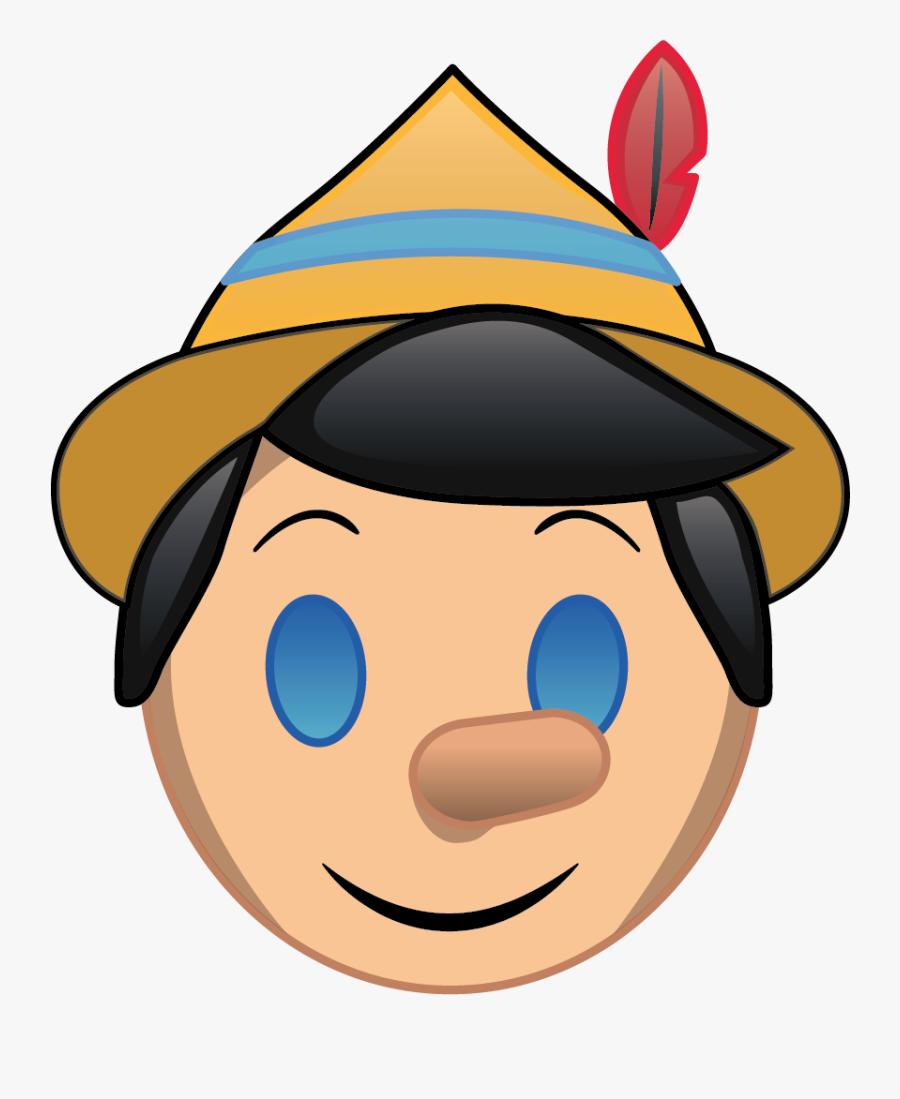Pinocchio Emoji On Behance Rh Behance Net - Pinocchio Face Png , Free ...