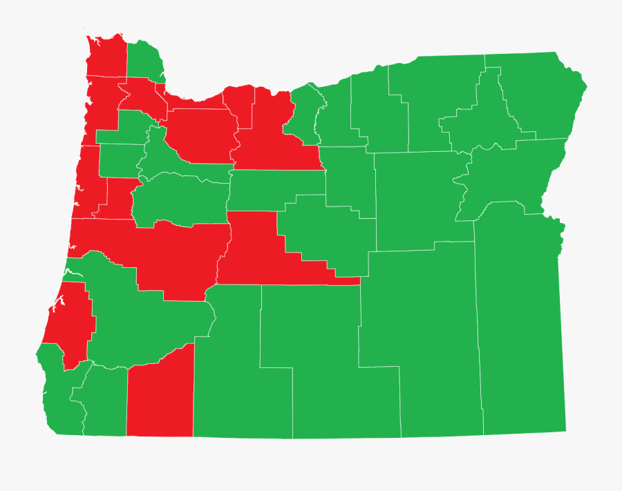 Ballot Measure Wikipedia - Oregon Counties Map Png , Free Transparent ...