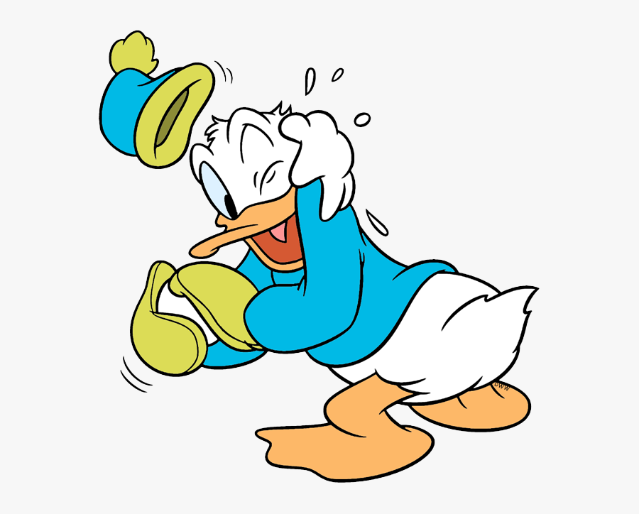 Donald Duck Throwing Snowballs , Free Transparent Clipart - ClipartKey