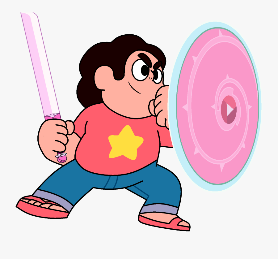With Sword And Shield By Peridoork - Steven Universe Steven , Free ...
