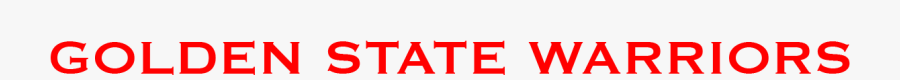 Clip Art Golden State Font - Golden State Warriors Lettering , Free ...