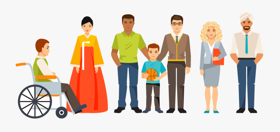 Religious Discrimination Clip Art - Different People Illustration ...