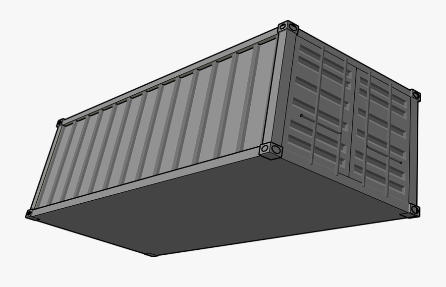 Transparent Shipping Container Clipart - Shipping Container Clip Art ...