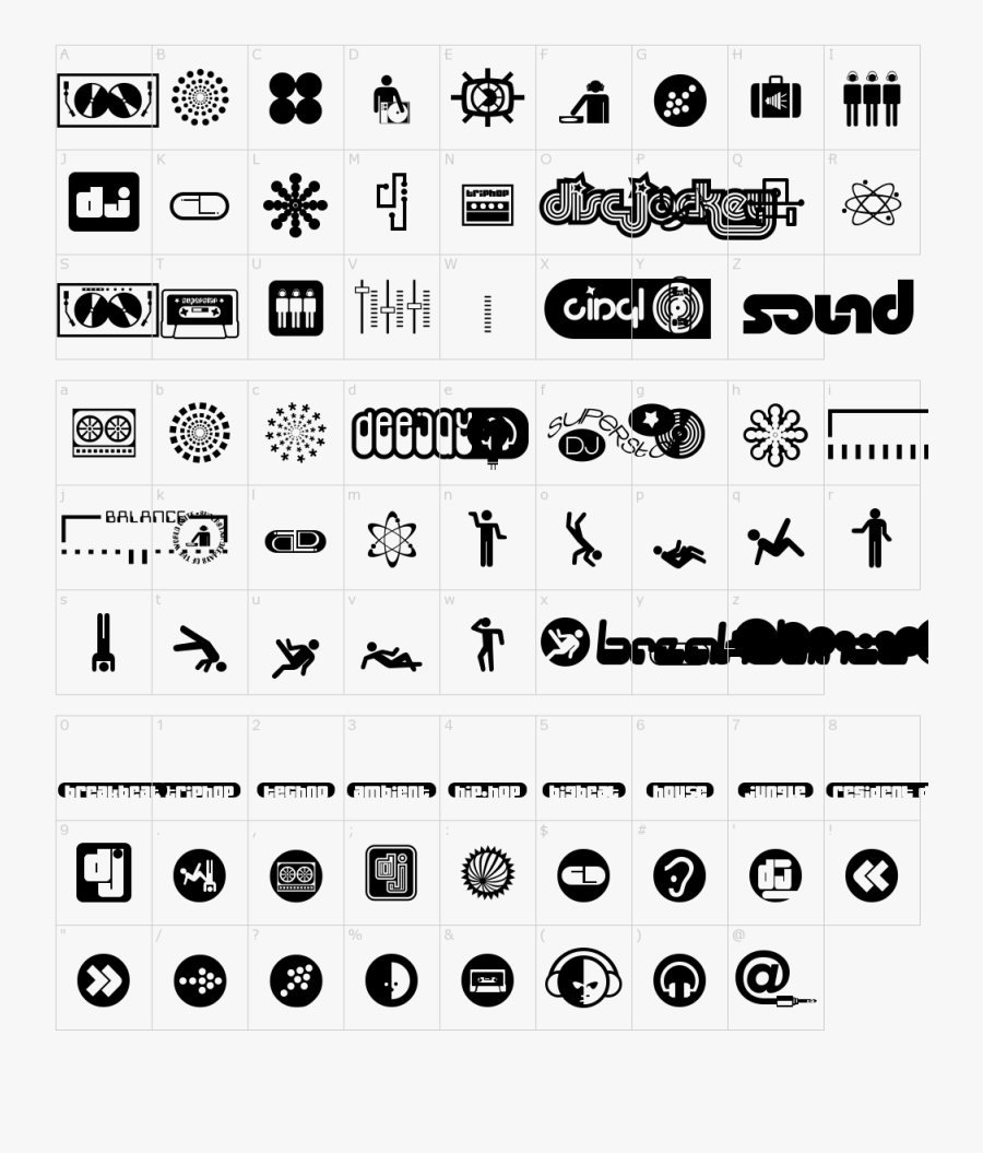 Clip Art Dj Fonts - Blackbeats Fm , Free Transparent Clipart - ClipartKey