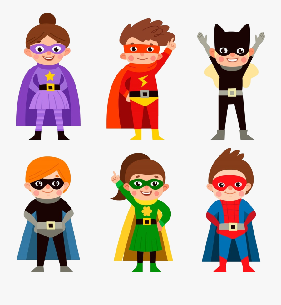 Superherokids Clipart , Png Download - Winter Kids Png , Free ...
