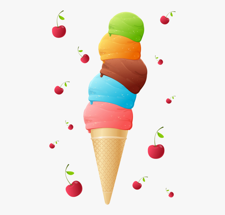 Scoops Of Ice Cream Cone , Free Transparent Clipart - ClipartKey