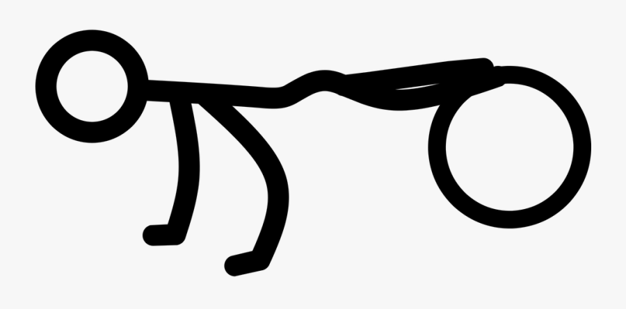 Fitball Gym Laptop Stick Man Training Simple , Free Transparent Clipart ...