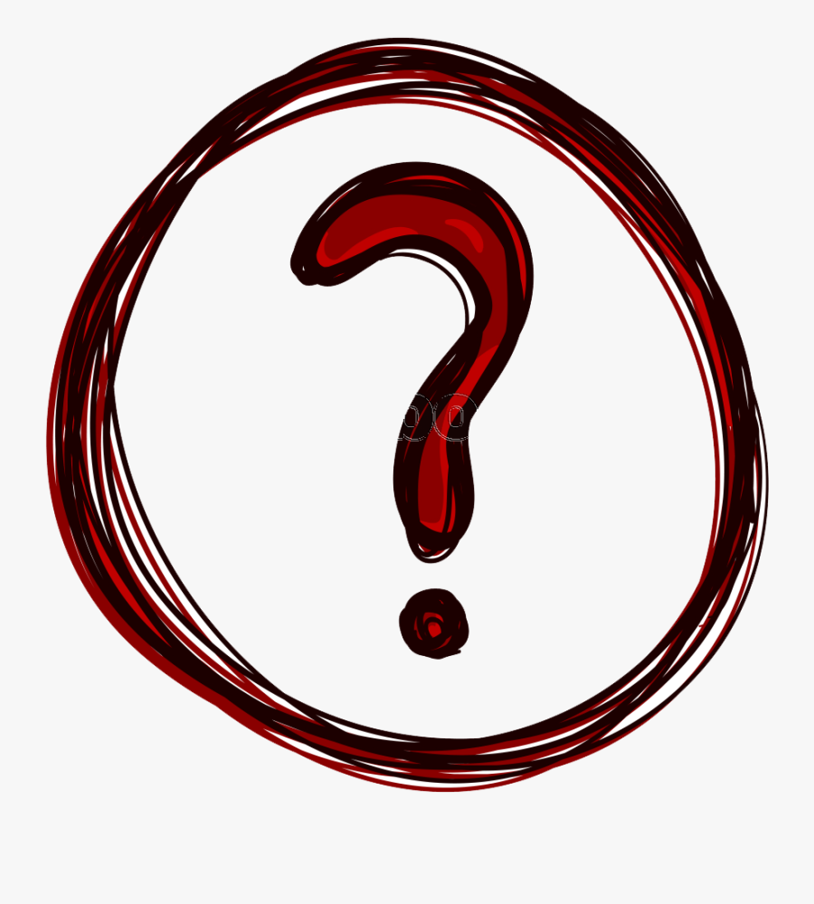 Red Question Mark Doodle , Free Transparent Clipart - ClipartKey