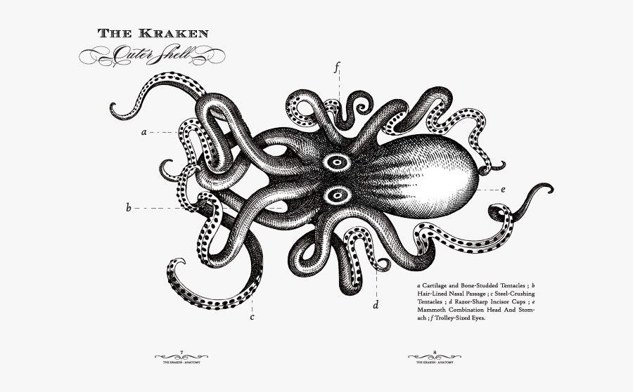 Kraken Rum Sea Monster Octopus - Kraken Rum Logo , Free Transparent ...