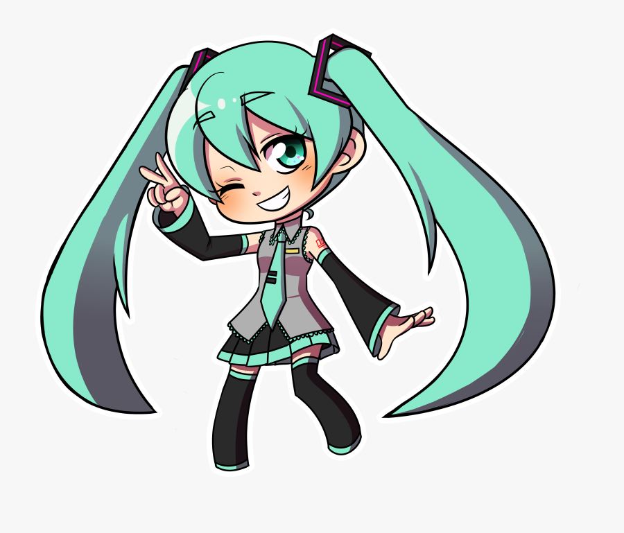 Miku Hatsune Chibi Png , Free Transparent Clipart - ClipartKey