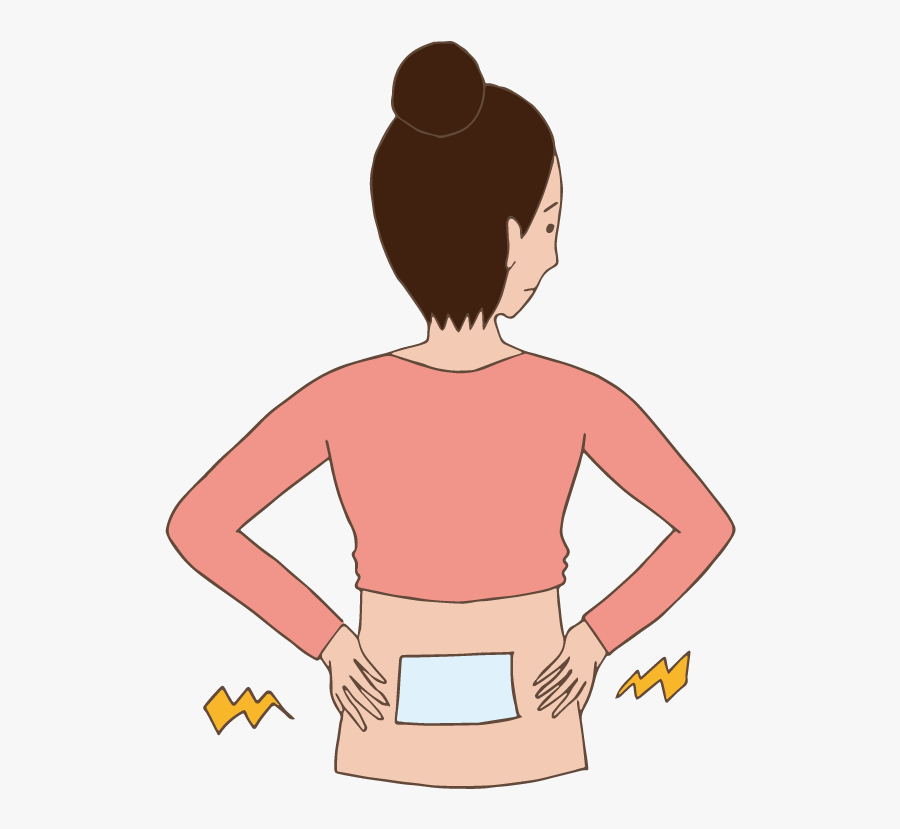 A Woman With Low - Low Back Pain Illustration , Free Transparent ...