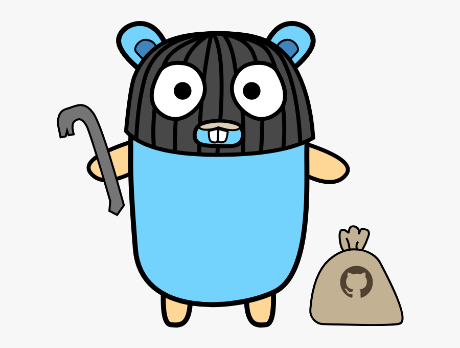 Say Hello To Gitrob Gopher - Go Lang , Free Transparent Clipart ...