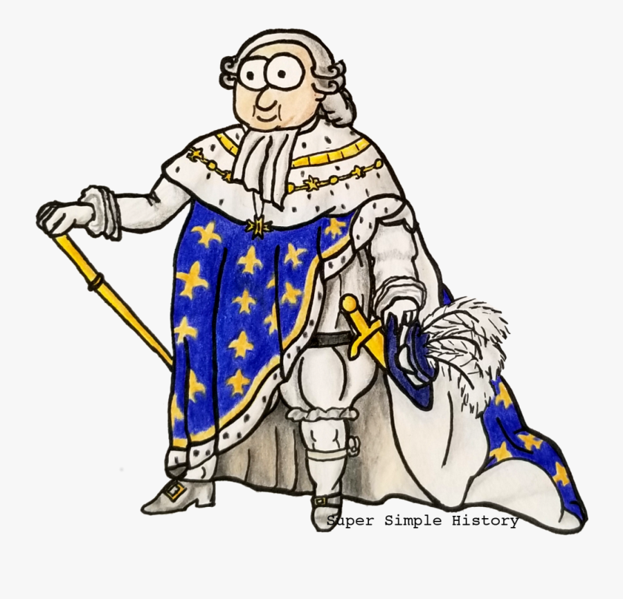 King Louis In Royal Vestments - Cartoon King Louis Xvi , Free ...