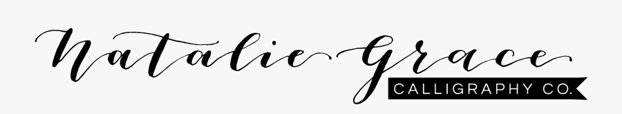 Clip Art Grace Calligraphy - Natalie Grace Calligraphy , Free ...