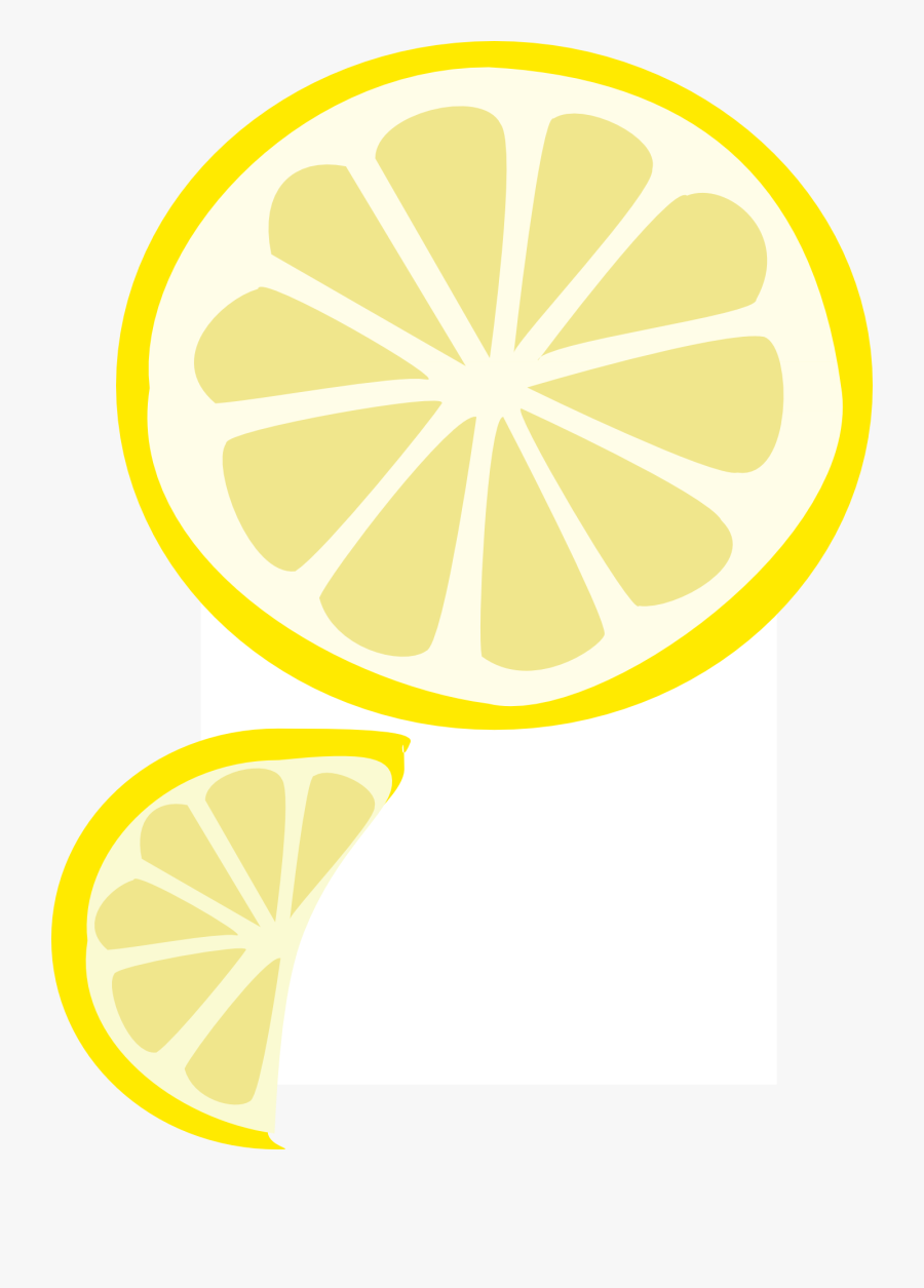 Transparent Lemon Slices Clipart - Lemon Wedge Graphic , Free ...