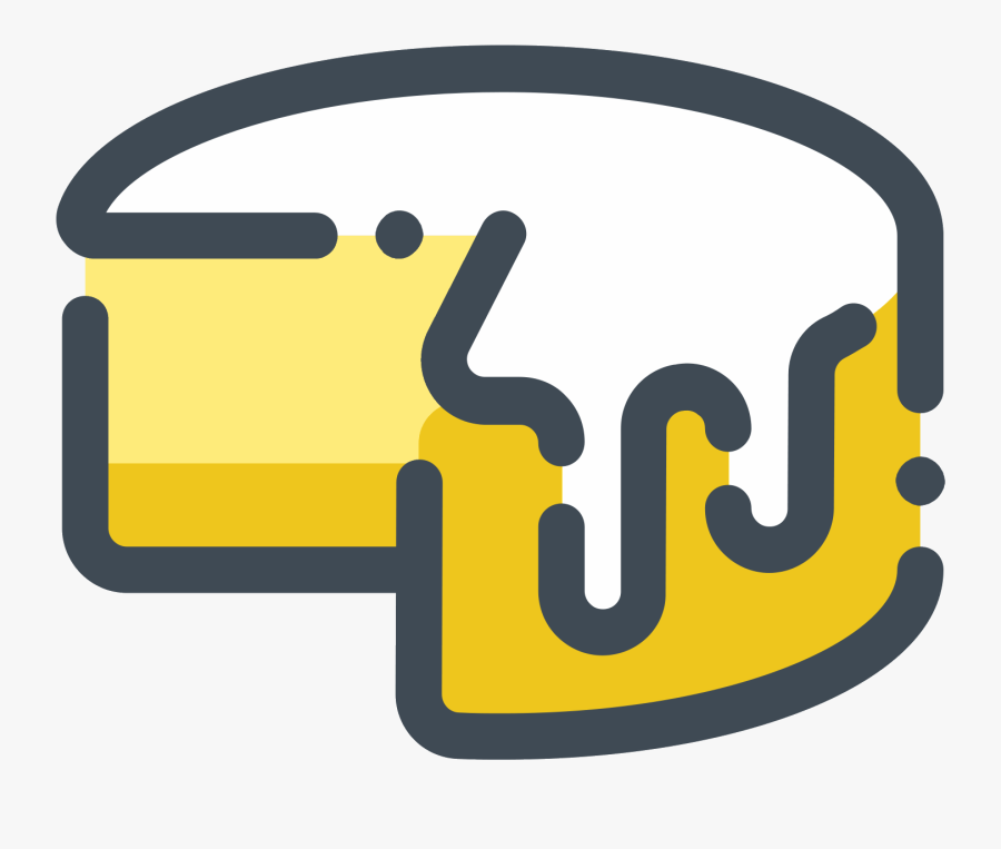 Lemon Cake Icon - Cake Yellow Icon , Free Transparent Clipart - ClipartKey