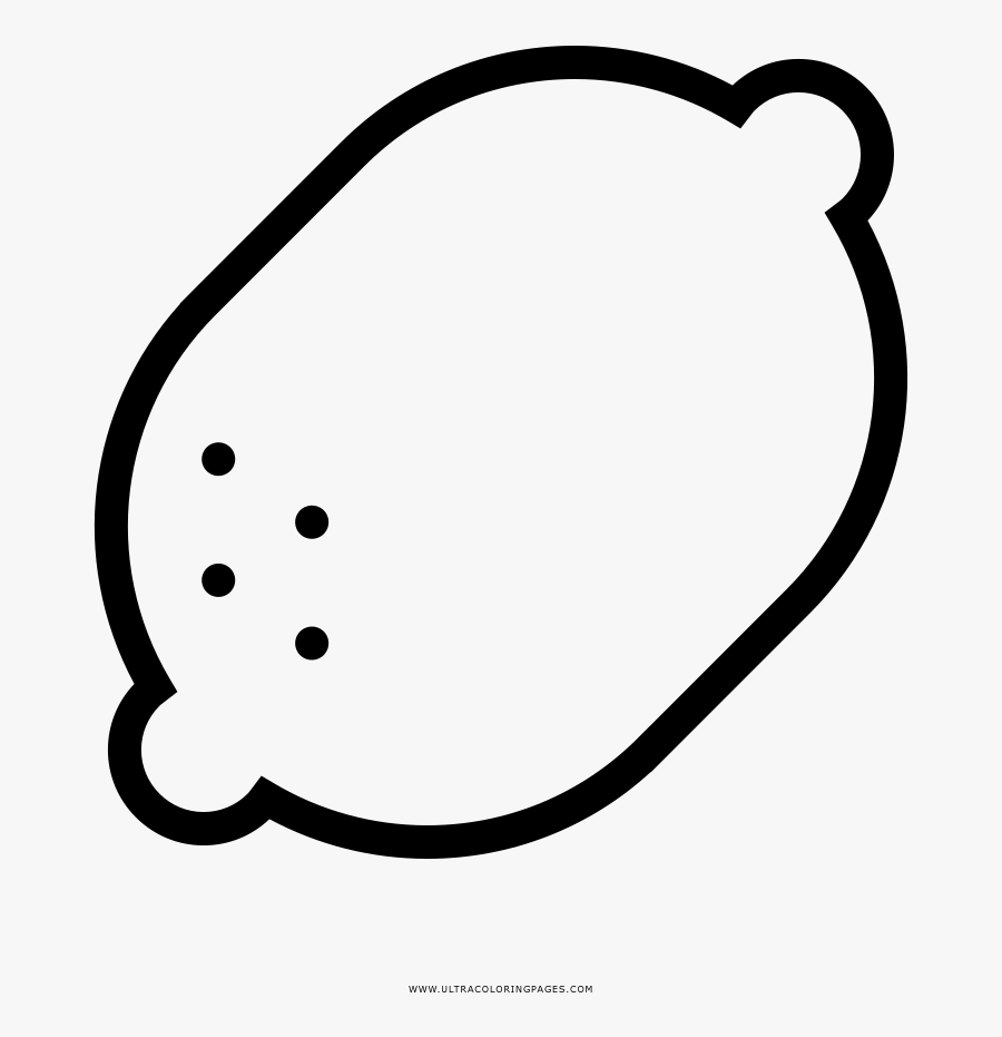 Lemon Wedge Coloring Page Coloring Pages