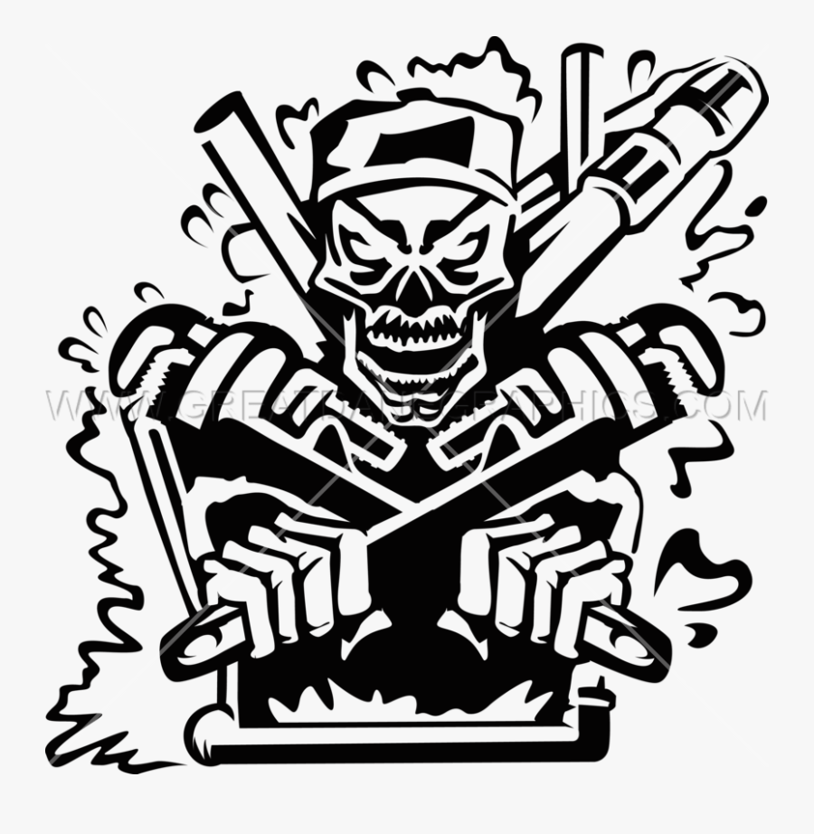 Plumber Clipart Black And White - Skeleton Plumber , Free Transparent ...