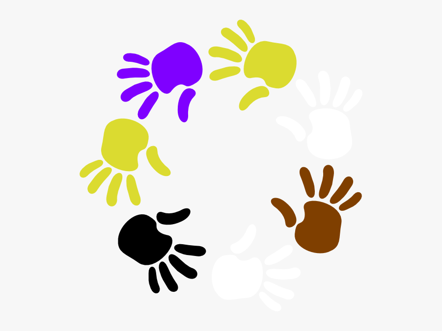 Circle Of Hands Svg Clip Arts 576 X 595 Px - Hands In Circle Clipart ...
