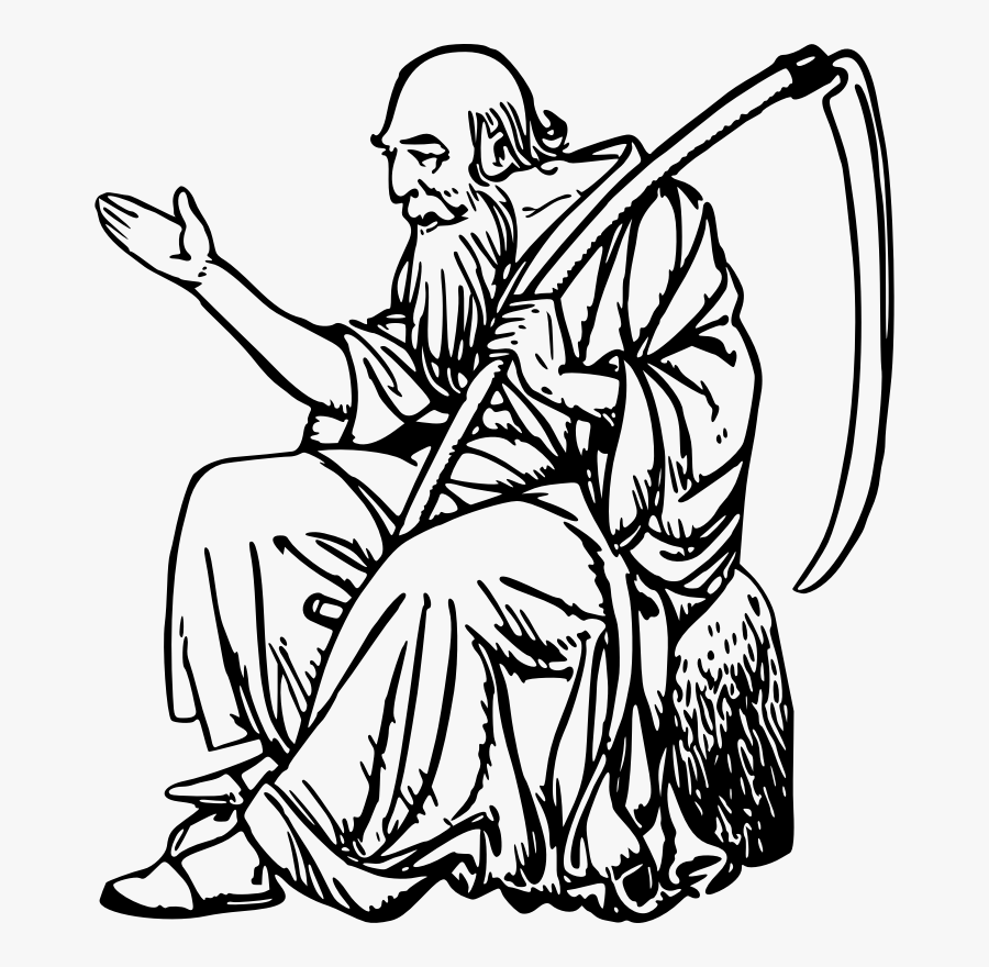 Standing,human Behavior,art - Old Father Time Clipart , Free ...