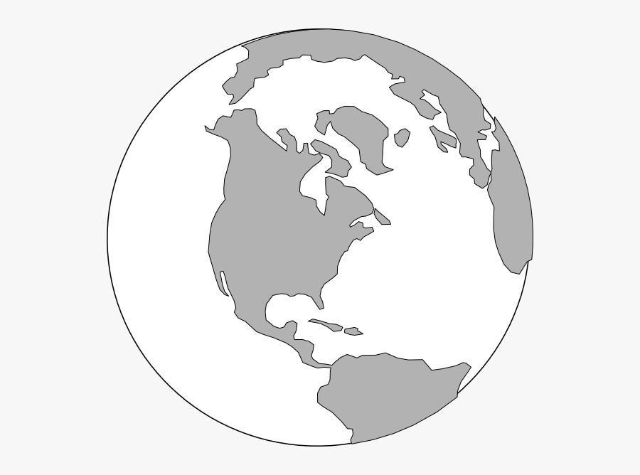 World Grey Logo Svg Clip Arts - World Drawing Black And White , Free ...