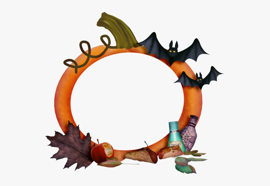 Picture Frames Pumpkin Halloween Clip Art - Pumpkin Png Frames , Free ...
