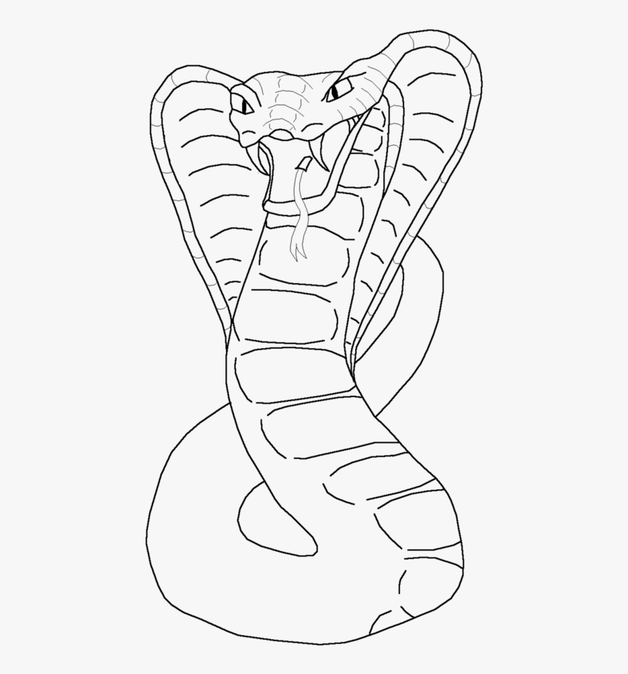 Cobra Head Drawing At Getdrawings - Cobra Line Art , Free Transparent Clipart - ClipartKey