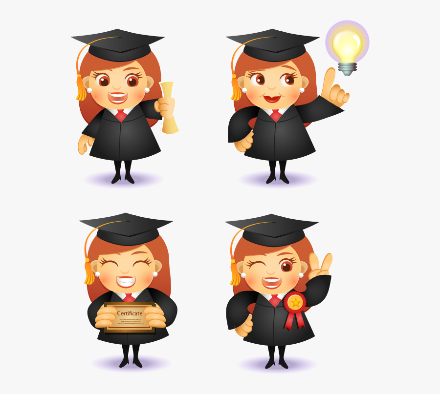 Graduation Ceremony Graduate University Icon - Graduate Cartoon , Free ...