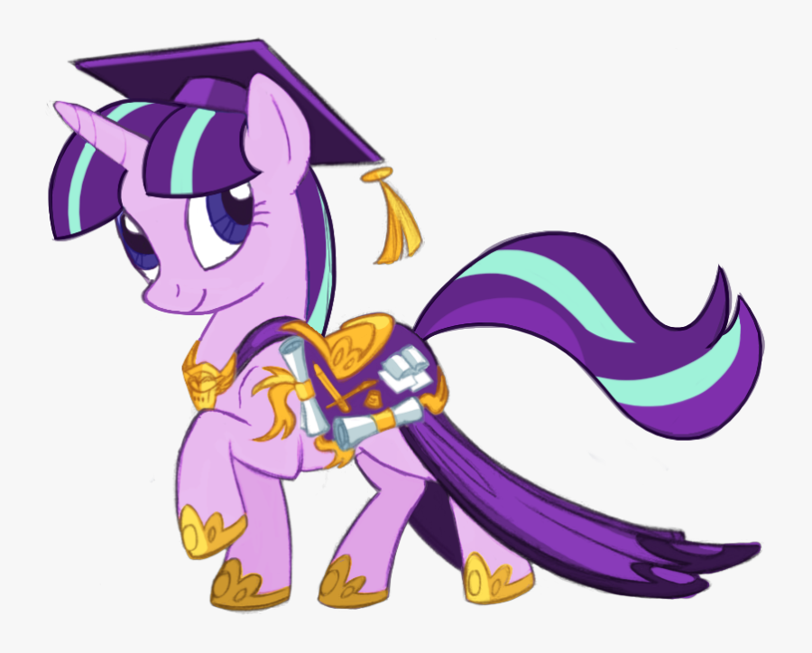 Transparent Graduation Cap And Diploma Clipart - Mlp Early Concept Art ...