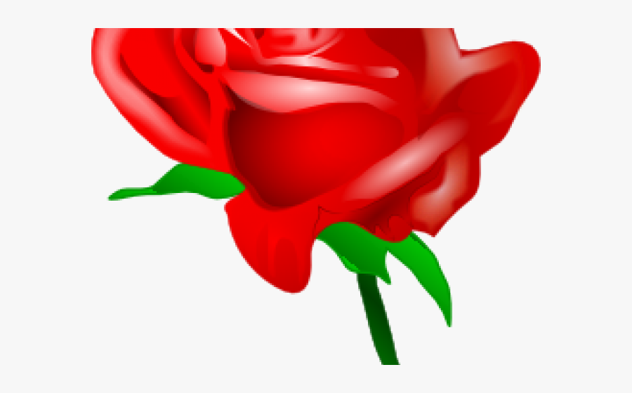 Red Flower Clipart Red Rose Outline - Red Objects Clip Art , Free ...
