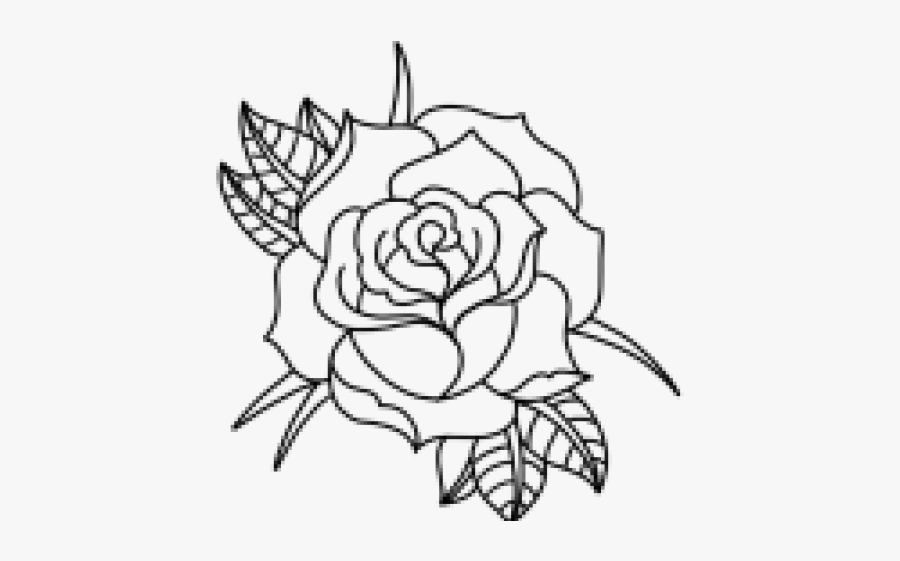 Rose Outline , Free Transparent Clipart - ClipartKey