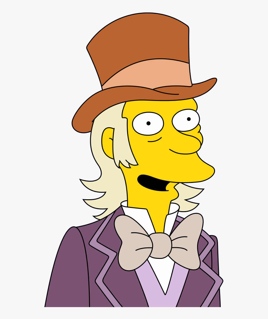 Willy Wonka The Simpsons , Free Transparent Clipart - ClipartKey