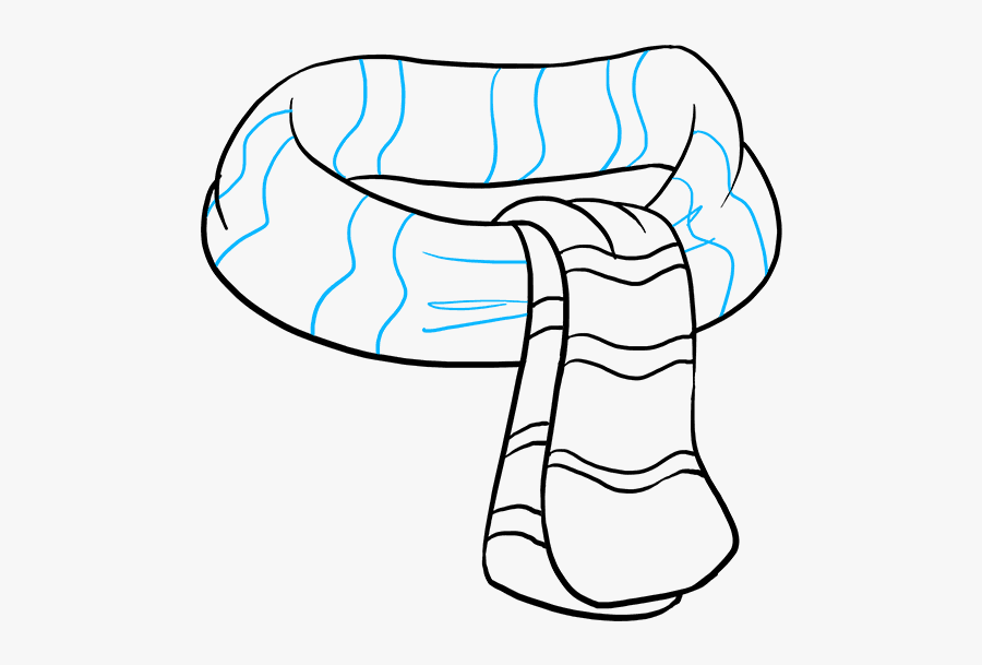 How To Draw Scarf , Free Transparent Clipart - ClipartKey