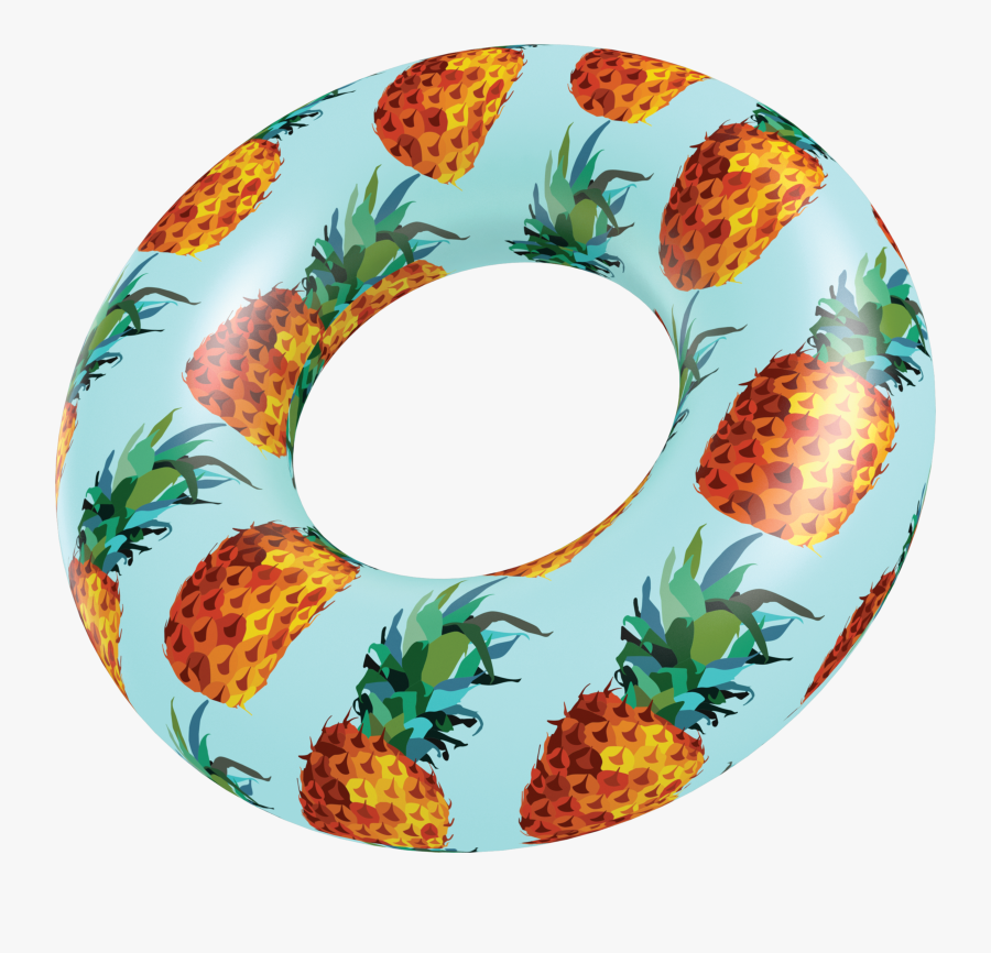 Retro Pineapple Beach & Pool Tube - Beach Tube Png , Free Transparent ...