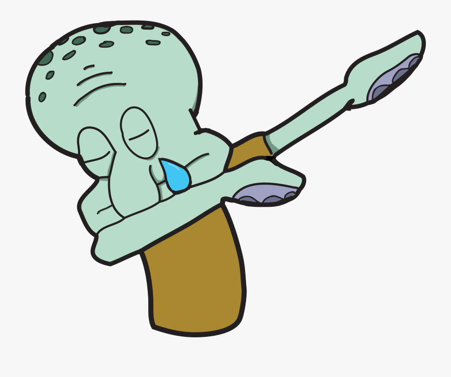 Squidward Dab Transparent Background , Free Transparent Clipart ...