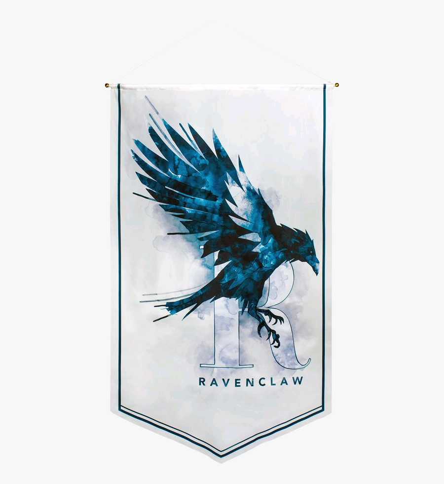 Ravenclaw Watercolour Satin Banner - Harry Potter Ravenclaw Raven ...