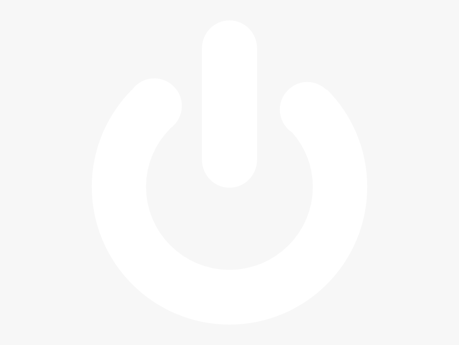 White Power Button Svg Clip Arts - Start Icon White Png , Free ...