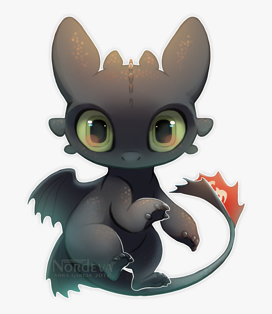 Transparent Toothless Dragon Clipart - Chibi Toothless , Free ...