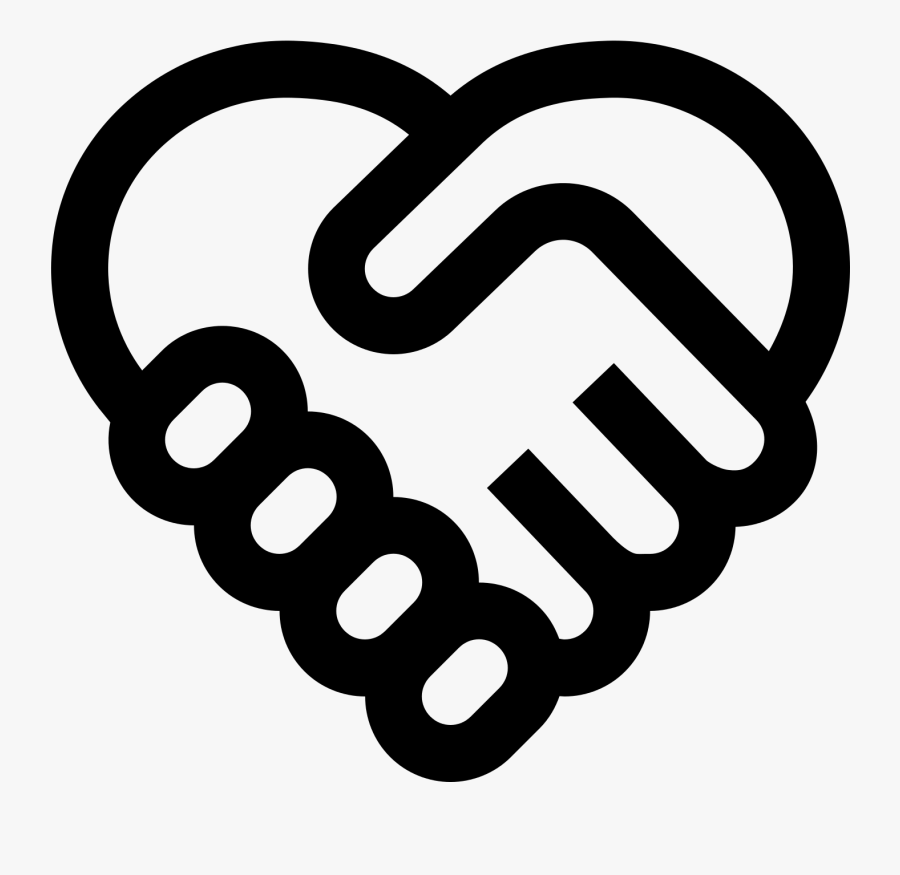 Shake Hands Heart Icon , Free Transparent Clipart - ClipartKey