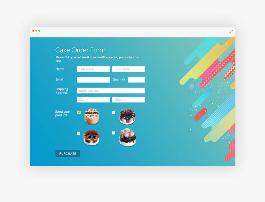 Online Order Form Design , Free Transparent Clipart - ClipartKey