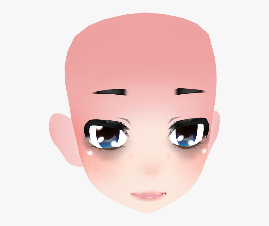 Nose Face Eyebrow Cheek - Mmd Tda Tired Face , Free Transparent Clipart ...