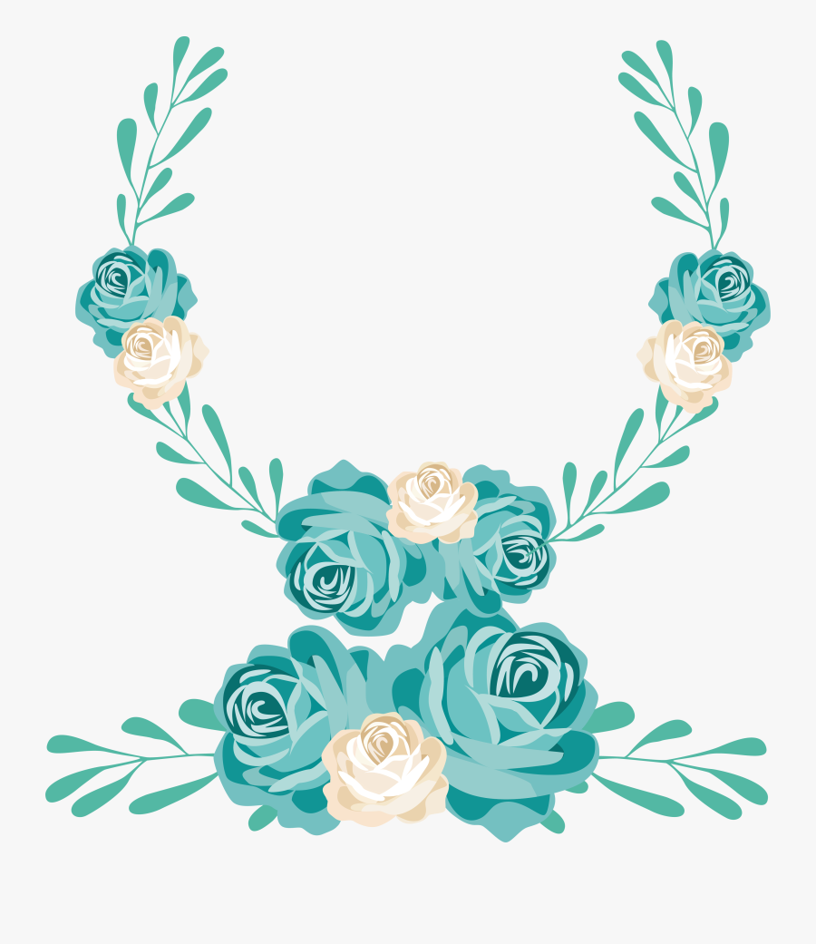 Turquoise Flower Png - Transparent Turquoise Flower Png , Free ...