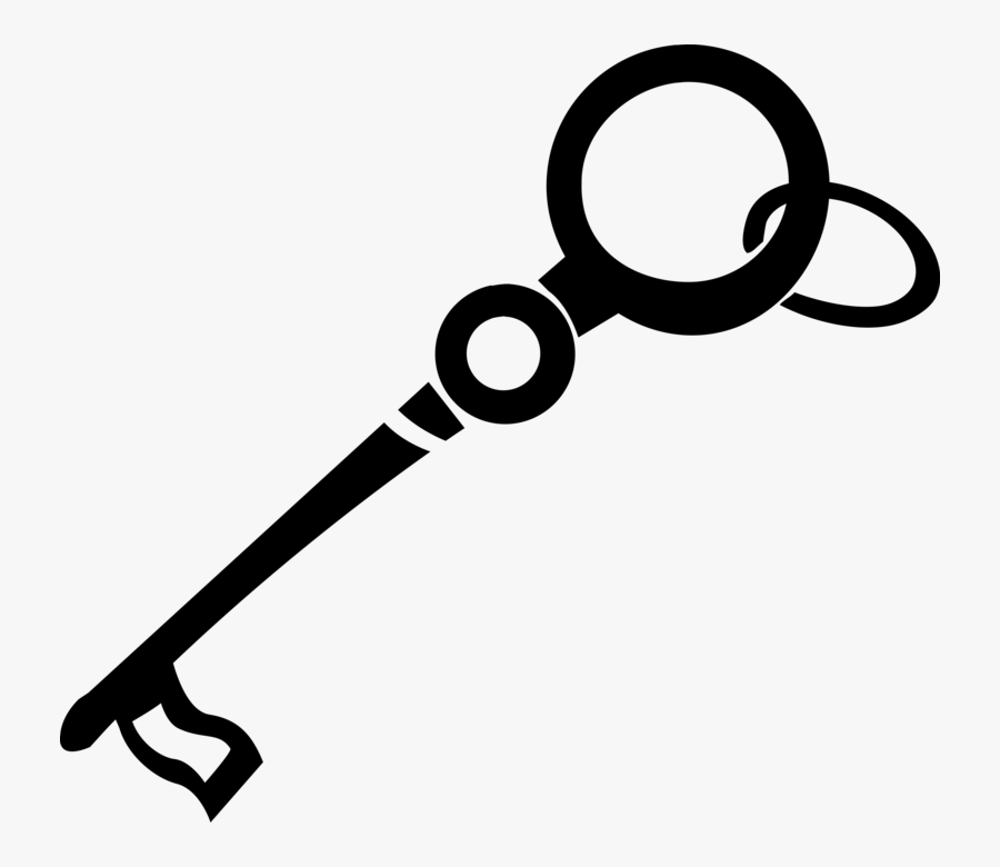 Vector Illustration Of Skeleton Security Key Unlocks , Free Transparent ...