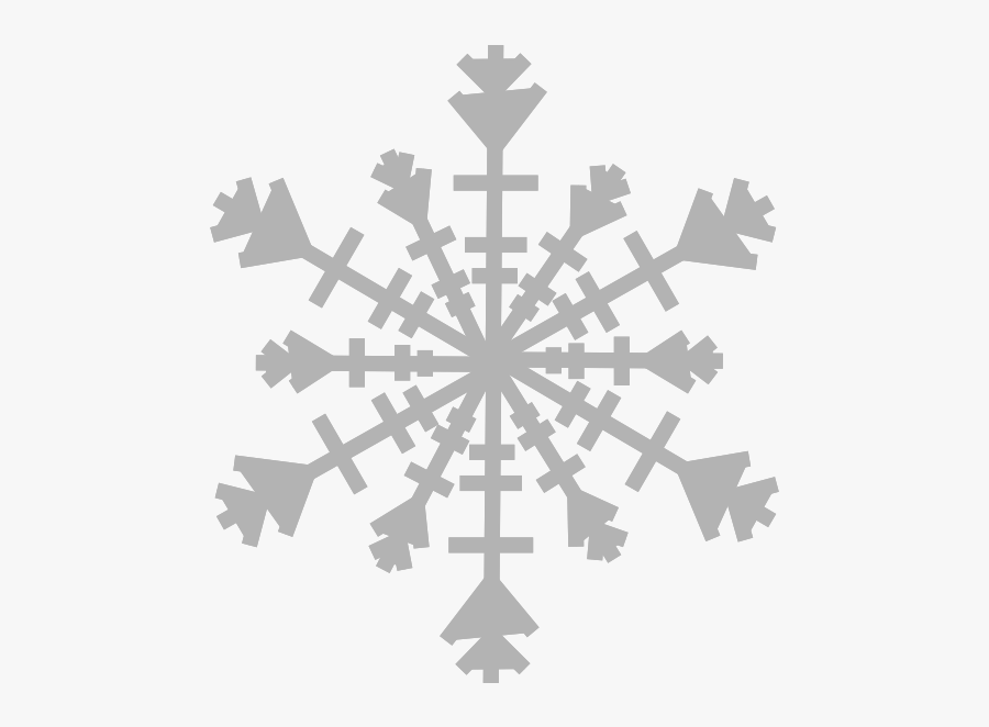 Snowflake Clipart Crystal - Snow Crystal Png Transparent , Free ...