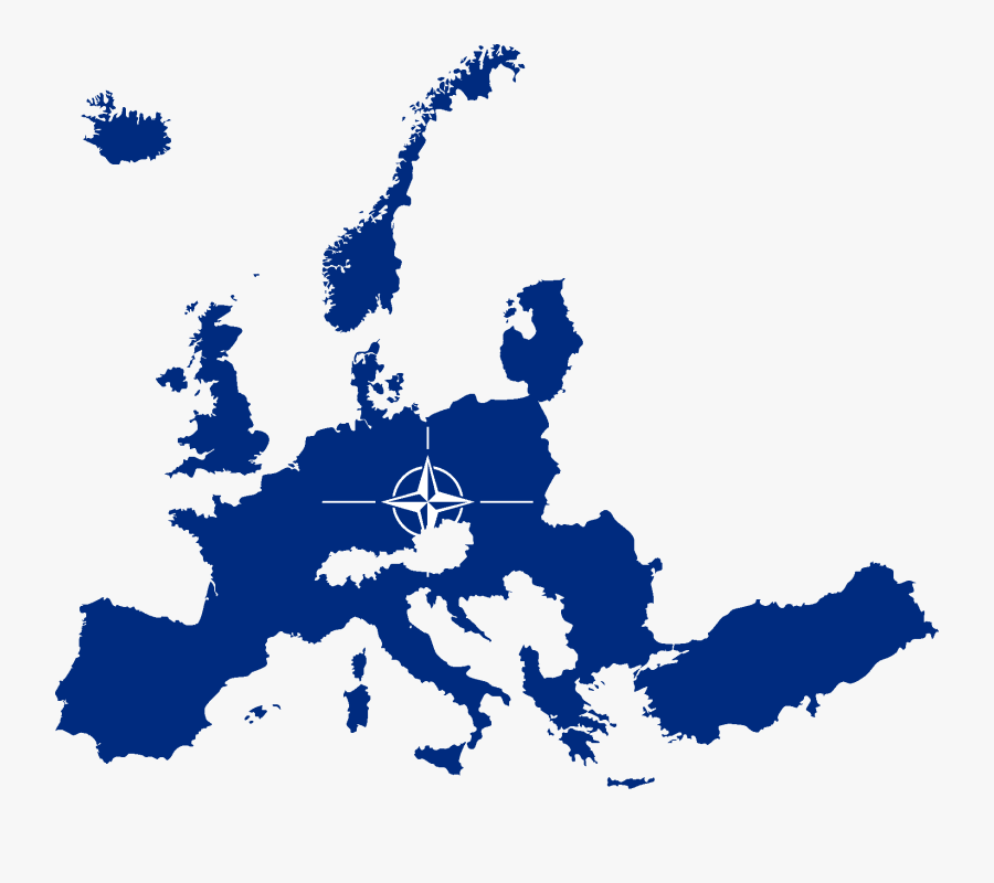Flag Map Of Nato Countries - Post Yalta Conference Map , Free ...