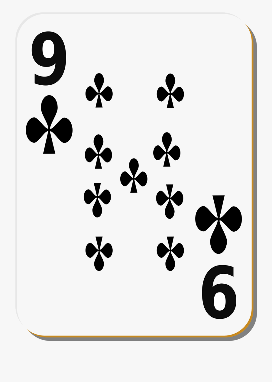 Playing Cards Individual Clipart Free Cliparts Images - 9 Clubs Playing ...