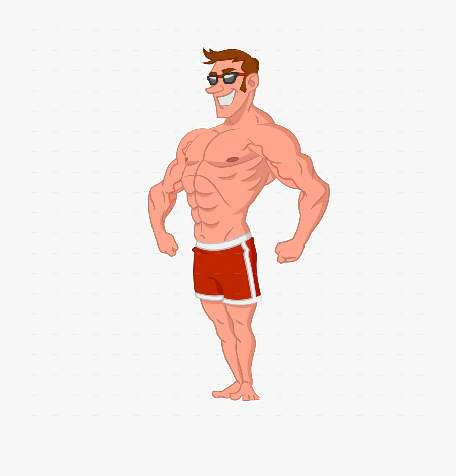 Body Builder Cartoon Png , Free Transparent Clipart - ClipartKey